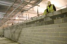 New blockwork wall system installed | News | Building