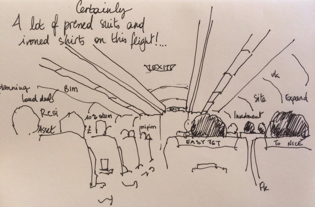 Sketch of the week: Easyjet flight to Mipim | Features | Building
