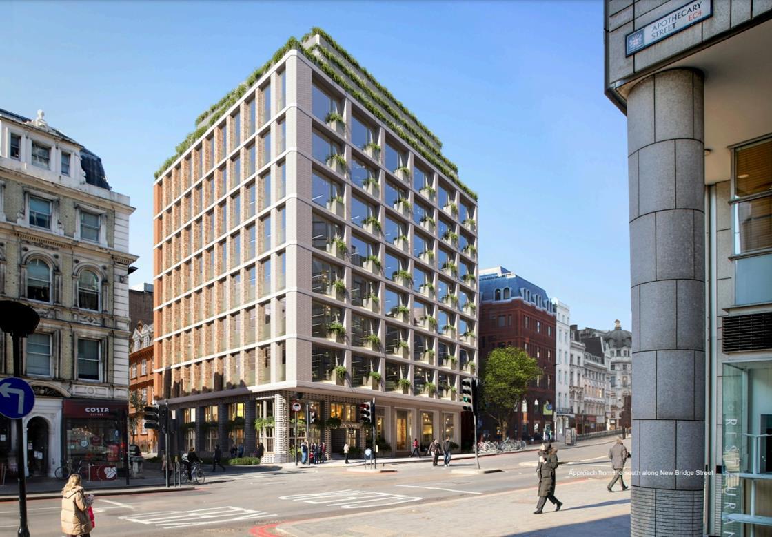 HOK redesigns stalled City office block to address viability issues ...