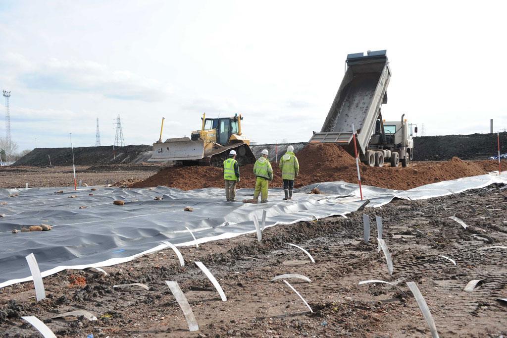 How Balfour Beatty drained its site using state-of-the-art 'blotting ...
