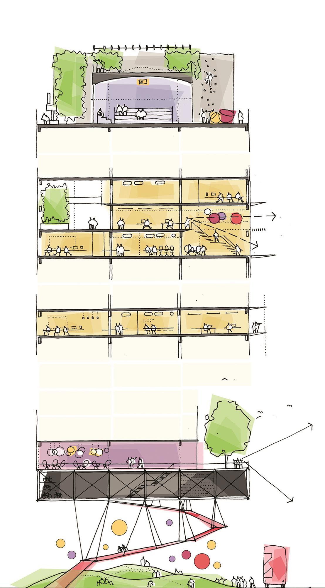 Sketch of the week: Vertical workplace, Tooley Street, London ...