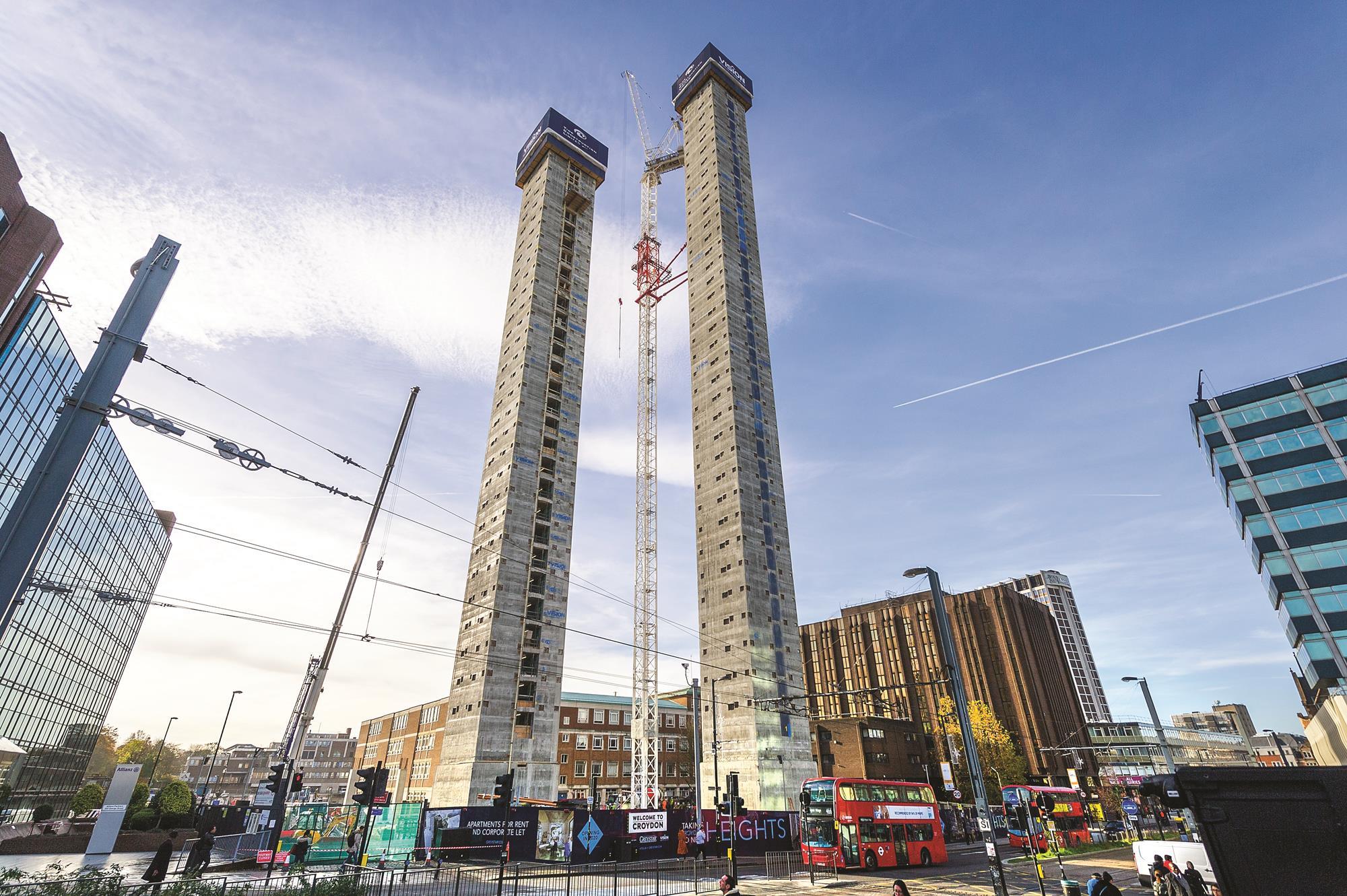 The sky’s the limit: See the world’s tallest modular tower in Croydon ...