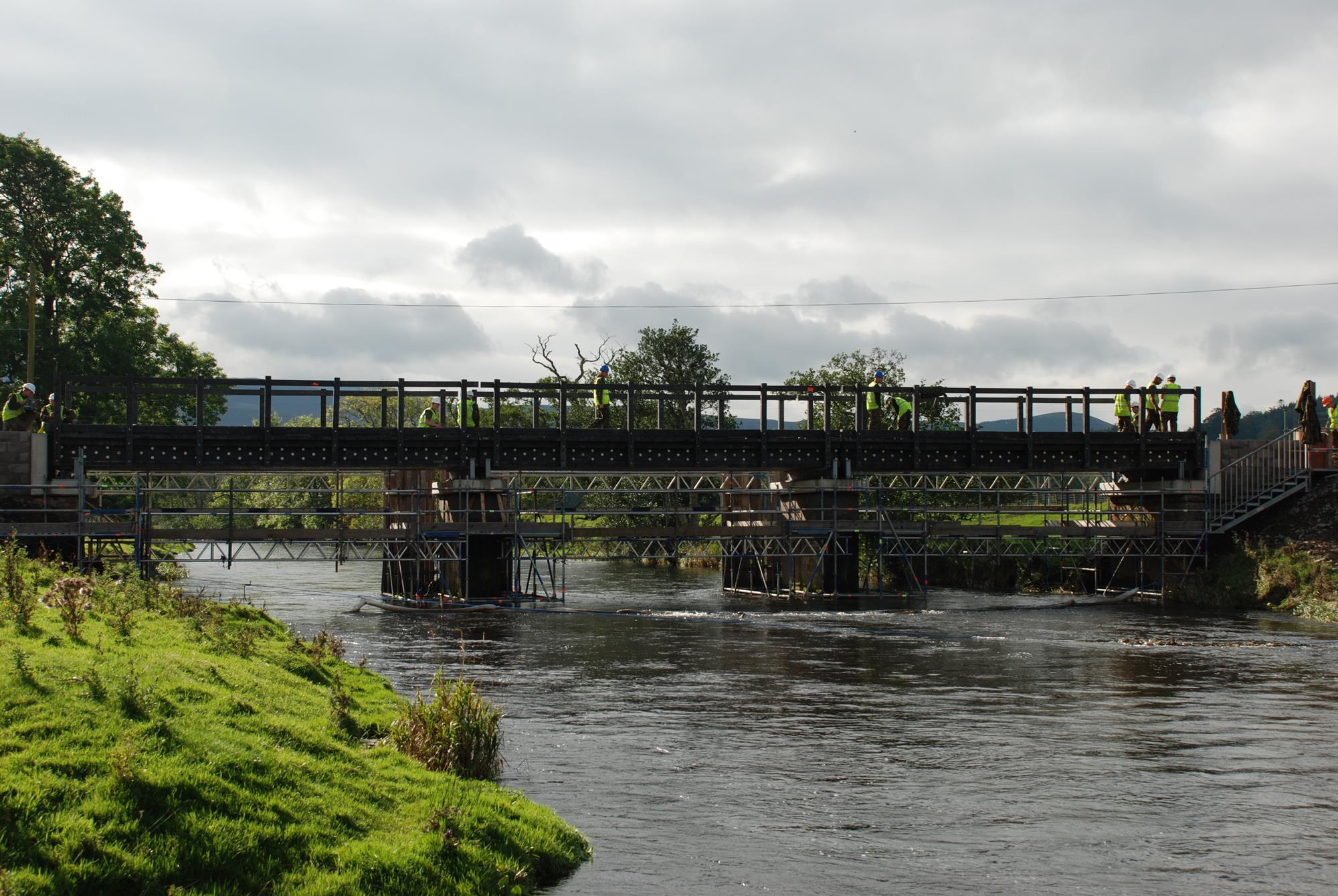 First recycled plastic bridge in Europe built in Scotland | News | Building