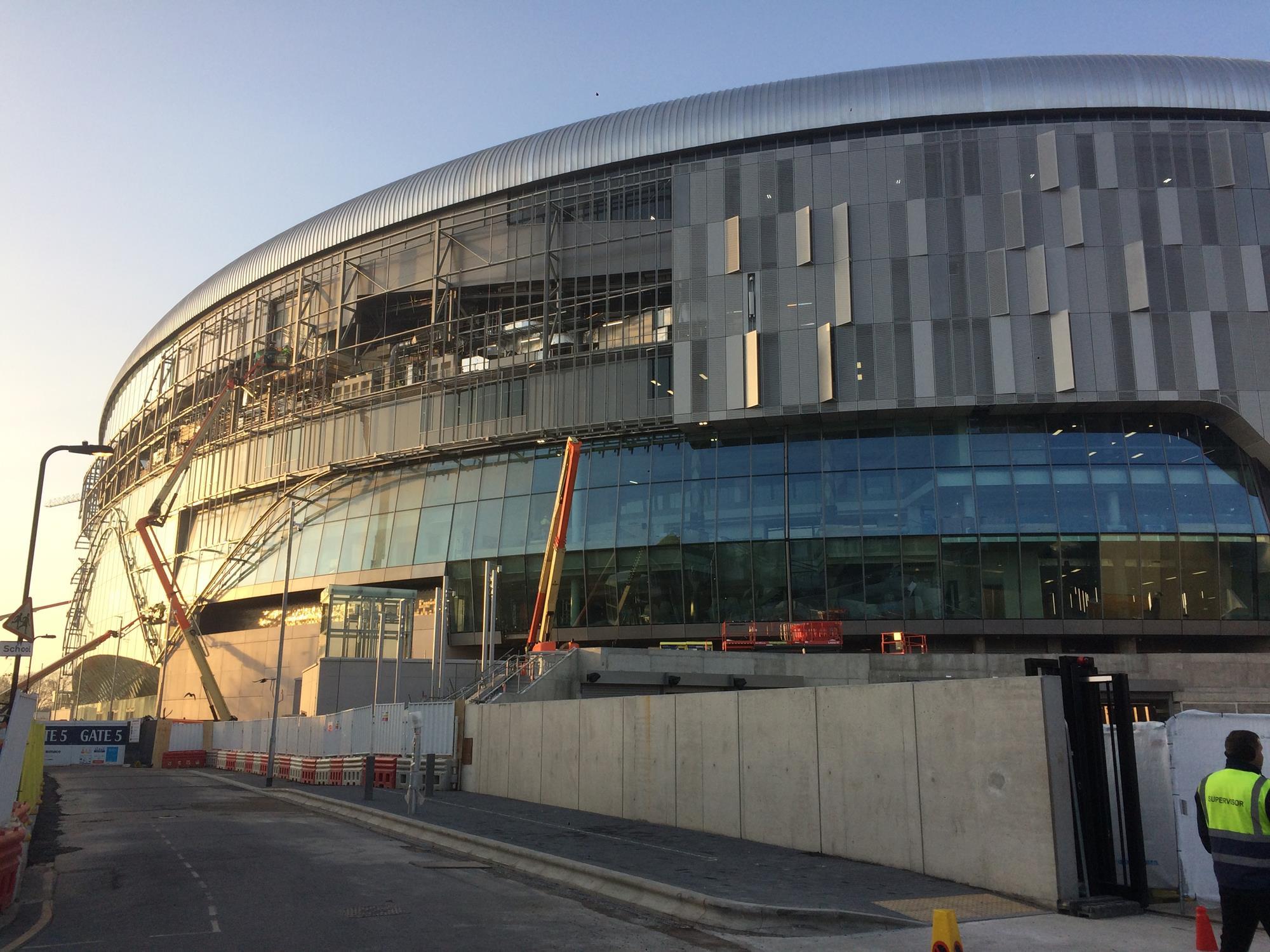 In pictures: How Spurs' stadium now looks, nearly five months after ...
