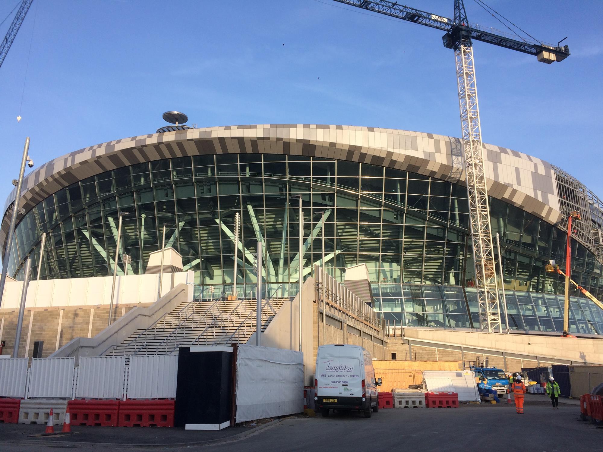 In pictures: How Spurs' stadium now looks, nearly five months after ...