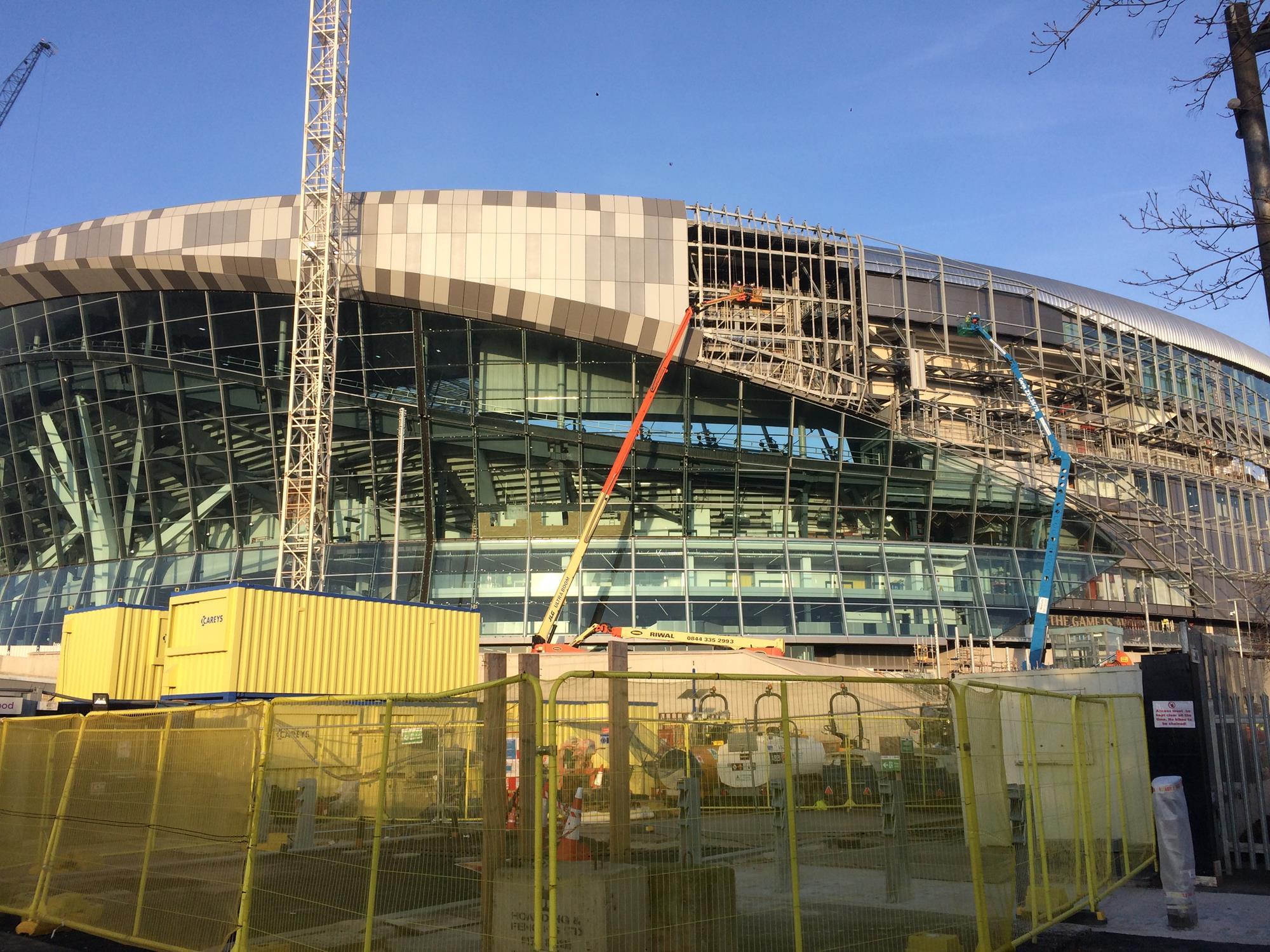 In pictures: How Spurs' stadium now looks, nearly five months after ...