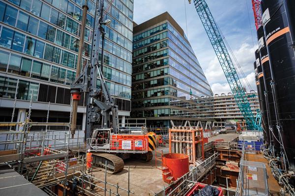 Over the line: How 21 Moorfields was built above a station | Features ...