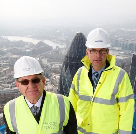 Heron tower tops out | News | Building