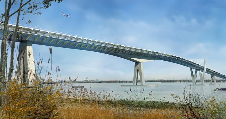 Architect HOK unveils plan for new Thames bridge | News | Building