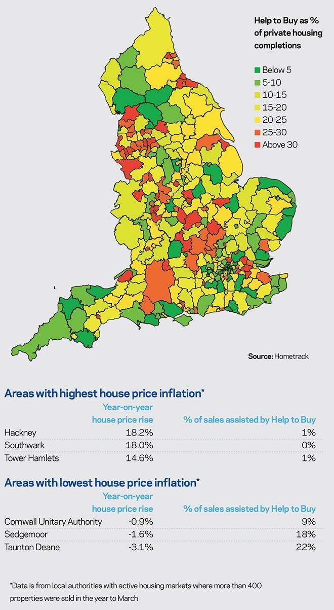 Infographic: Help to Buy heat map | News | Building