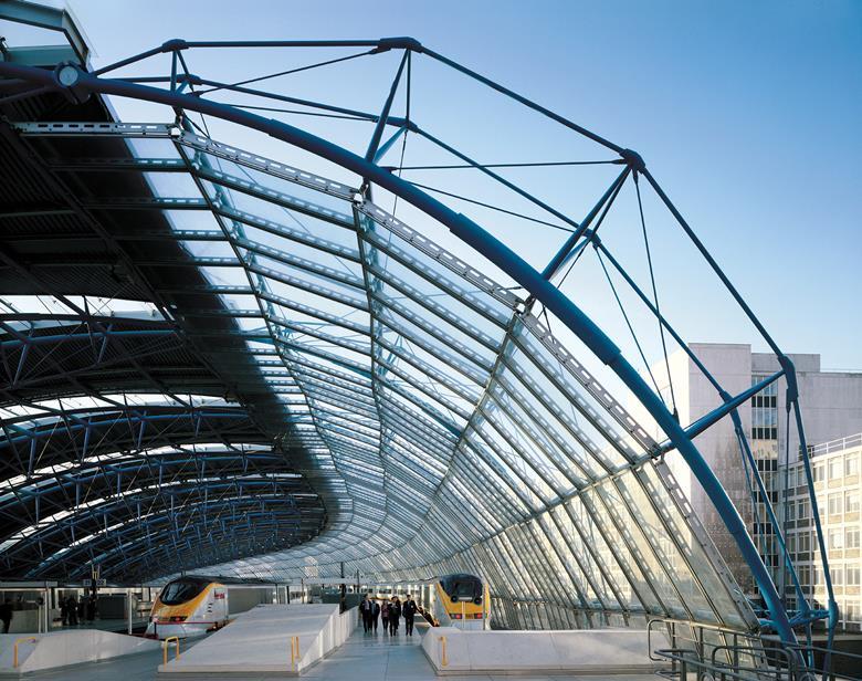 From the archives: the construction of Waterloo International, 1992 ...