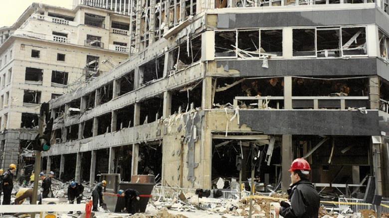 From the archives: Aftermath of the Bishopsgate bombing, 1993 ...