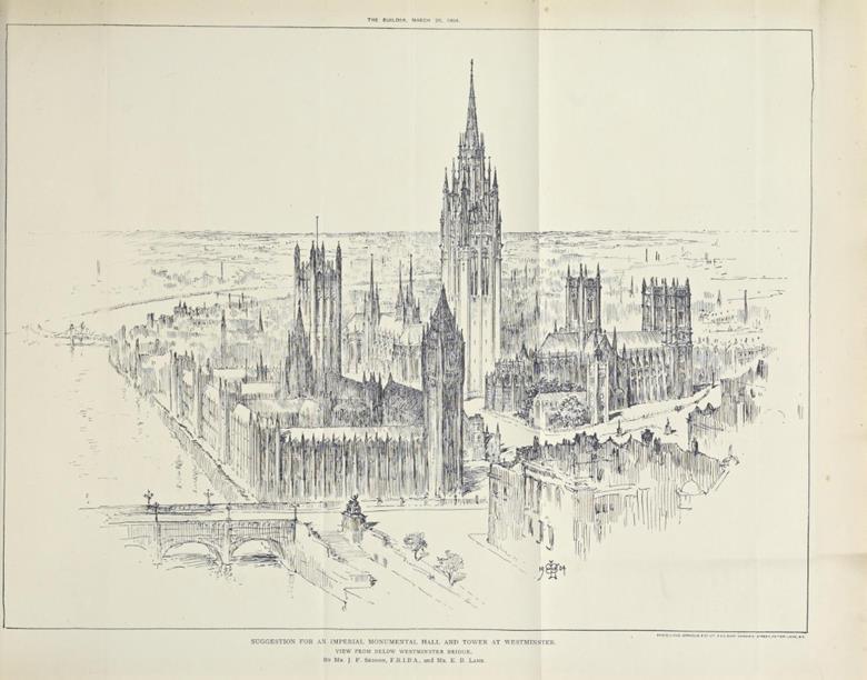 From the archives: Westminster’s unbuilt gothic skyscraper | Features ...